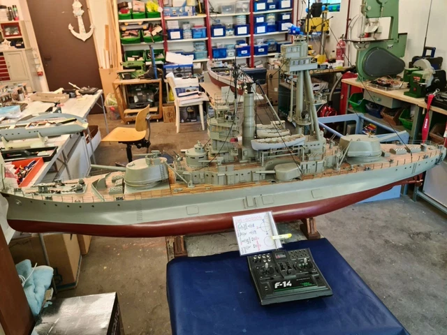 SMS GORGON - 1:50 RC Model of Coastal Armored Ship in RTR Version ...