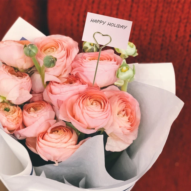 30 PCS MESSAGE Folder Table Number Holder Floral Picks with Wire £10.59 ...