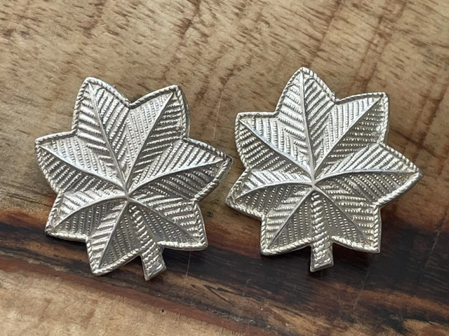 1930'S TO WWII Sterling Army Lieutenant Colonel Rank Shoulder Insignia ...