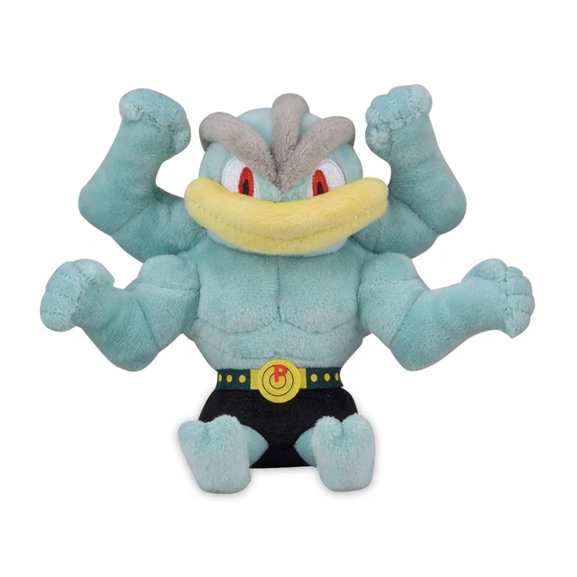SITTING CUTIES MACHAMP Plush Pokemon Scarlet Violet Official Nintendo ...