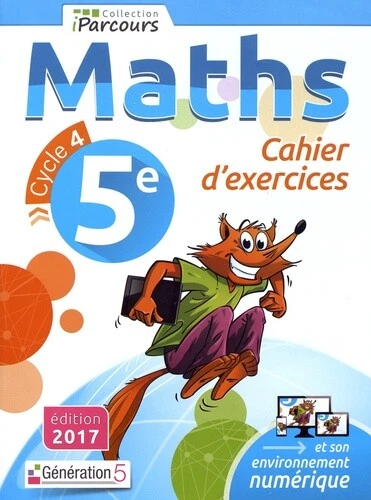 CAHIER D'EXERCICES IPARCOURS Maths Cycle 4 - 3e (2017) de ... | Livre ...