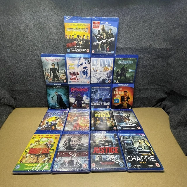 BRAND NEW SEALED Blu Ray Bundle X18 Including I Frankenstein, Chappie ...