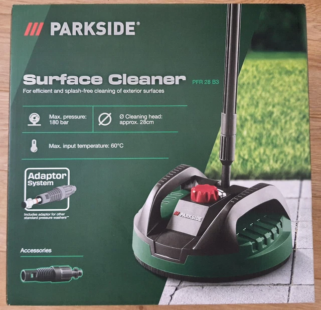 PARKSIDE PATIO SURFACE Cleaner Attachment For Parkside Pressure Washer ...
