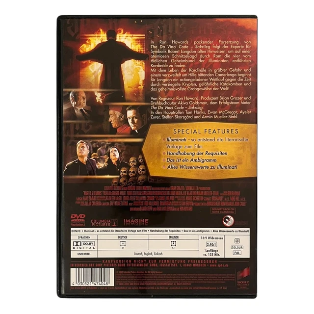 ILLUMINATI - ANGELS & Demons Tom Hanks Ewan Mcgregor | DVD | 2009 EUR 4 ...