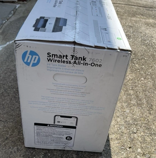 HP SMART TANK 7602 All-in-One InkJet Printer, Color Mobile Print, Copy ...