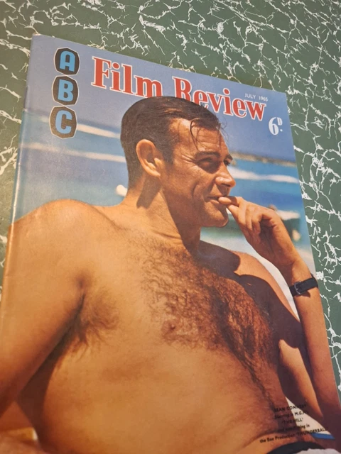 ABC FILM REVIEW Magazine JULY 1965 Sean Connery The Hill Sylvia Kim ...