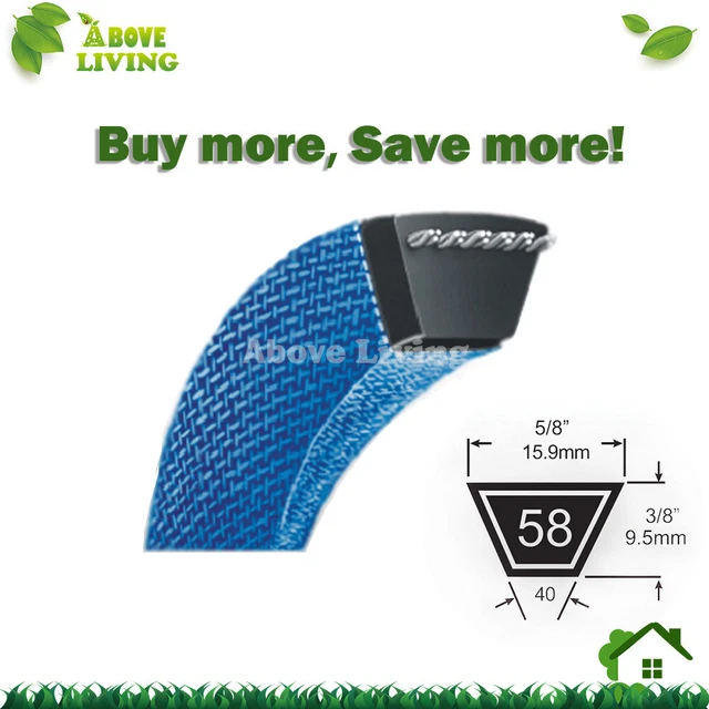 DECK BELT FOR Graden 54" Mighty Compak MK2 Ride On Lawn Mower 5590 EUR ...