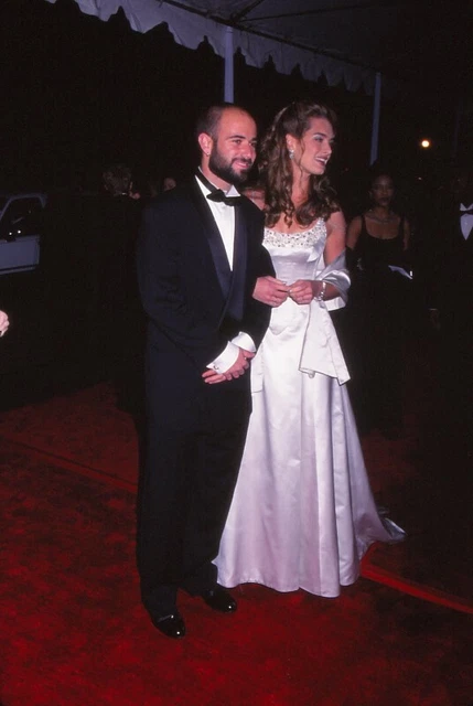 DIA BROOKE SHIELDS et Andre Agassi 1997 format Ko photographe P11-19-5 ...