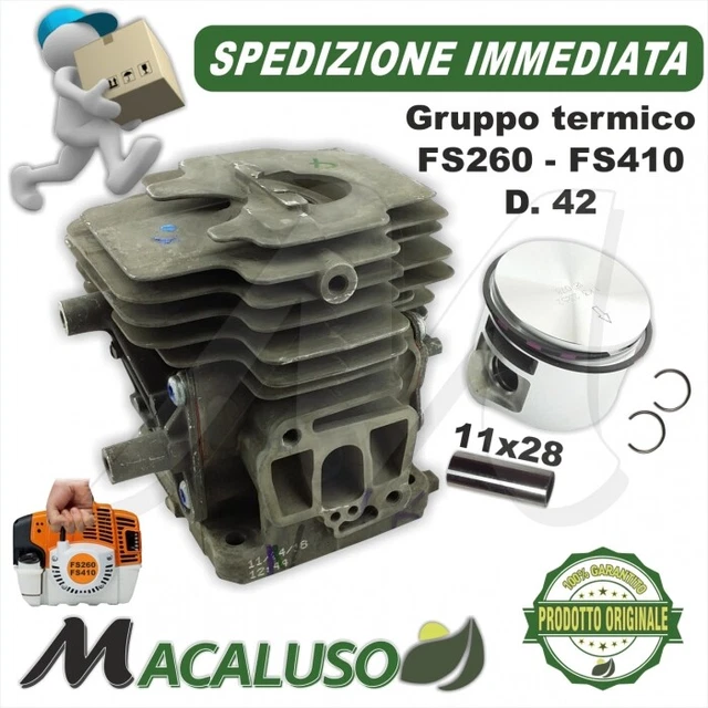 CILINDRO PISTONE Stihl decespugliatore FS260 FS260R FS410 d. 42 gruppo ...