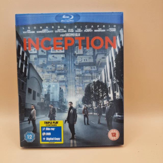 INCEPTION BLU-RAY (2010) Leonardo DiCaprio, Nolan (DIR) cert 12 3 discs £3.00 - PicClick UK