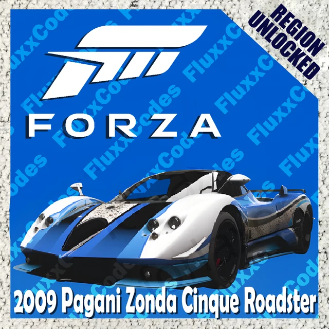 Forza Horizon 5 Pagani Zonda Cinque Roadster ~ Steam Or Xbox Code Eur