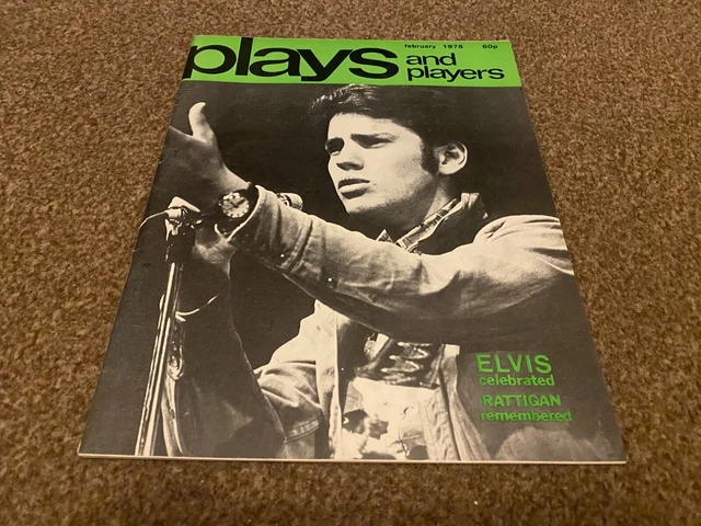 PLAYS AND PLAYERS Magazine 1978 Feb Timothy Whitnall As Elvis Presley £ ...