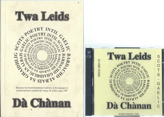 TWA LEIDS - Dà Chànan Scots Poetry in Scots and Gaelic book + CD £20.00 ...