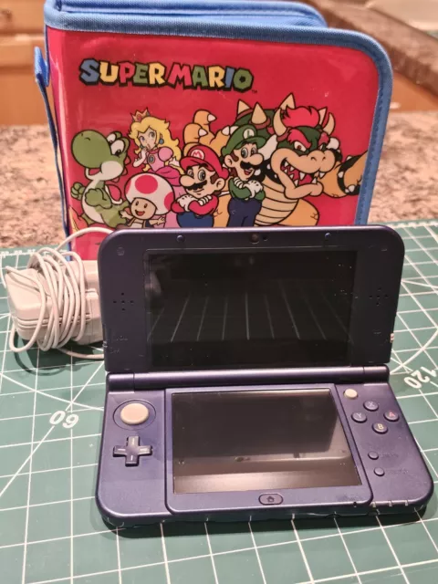 NINTENDO NEW 3DS XL Console - Metallic Blue Handheld System - Great ... NINTENDO NEW 3DS XL Console - Metallic Blue Handheld System - Great ...