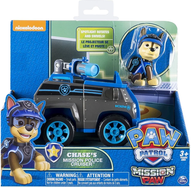 PAW PATROL - Mission Paw - Chase’s Mission Police Cruiser - Extremely Rare Prod $45.00 - PicClick AU