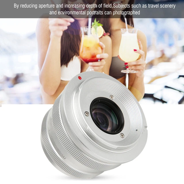 (1)FIXED-FOCUS LENS 25MM F1.8 Mark II Optical Glass Silver Large ...