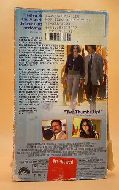 MY FIRST MISTER VHS 2002 Leelee Sobieski **Buy 2 Get 1 Free** £5.79 ...