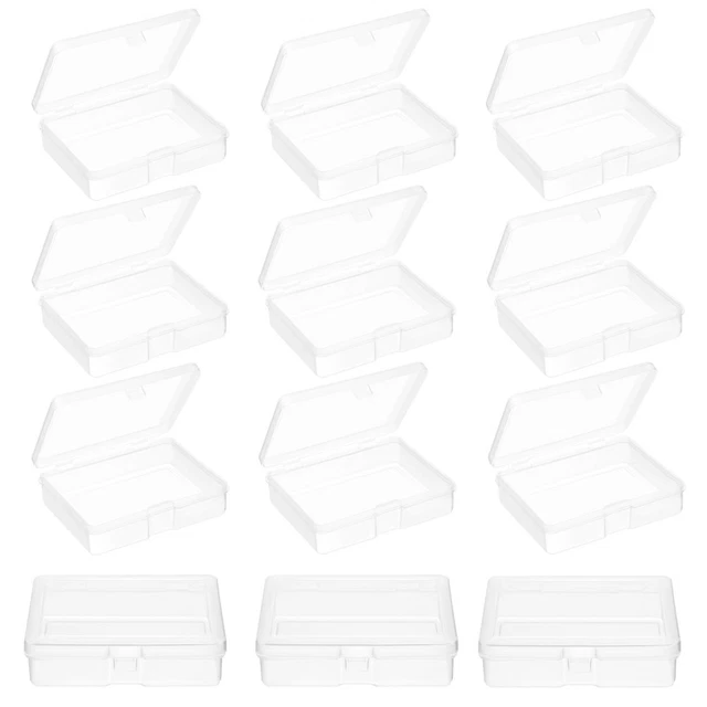 24 PCS GIFT Storage Containers Small Plastic Items Box Packing Boxes ...