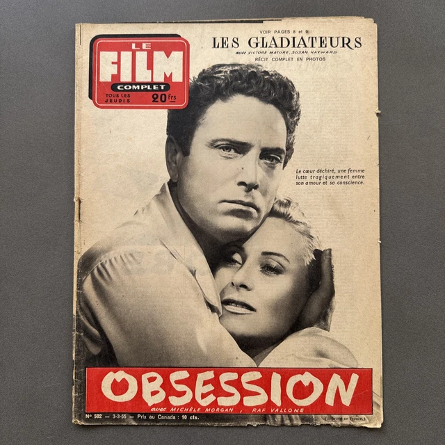 CINEMA REVUE LE Film Complet N°502 03 03 1955 Michele Morgan EUR 11,99 ...