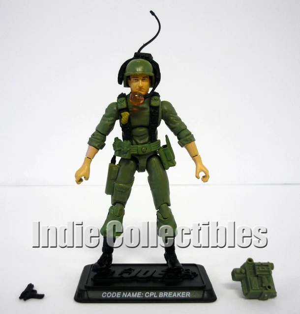 GI JOE CPL Breaker 25th Anniversary Action Figure Complete w/Gum C9+ v1 ...