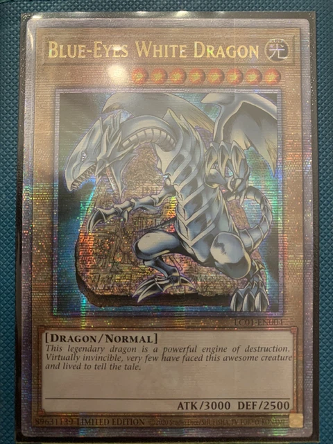LC01-EN004 BLUE-EYES WHITE Dragon : Quarter Century Secret Rare Limited Edition £10.00 - PicClick UK