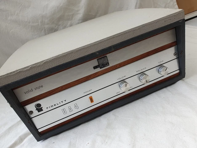 FIDELITY SOLID STATE Portable Record Player Model - UA4 £39.95 ...