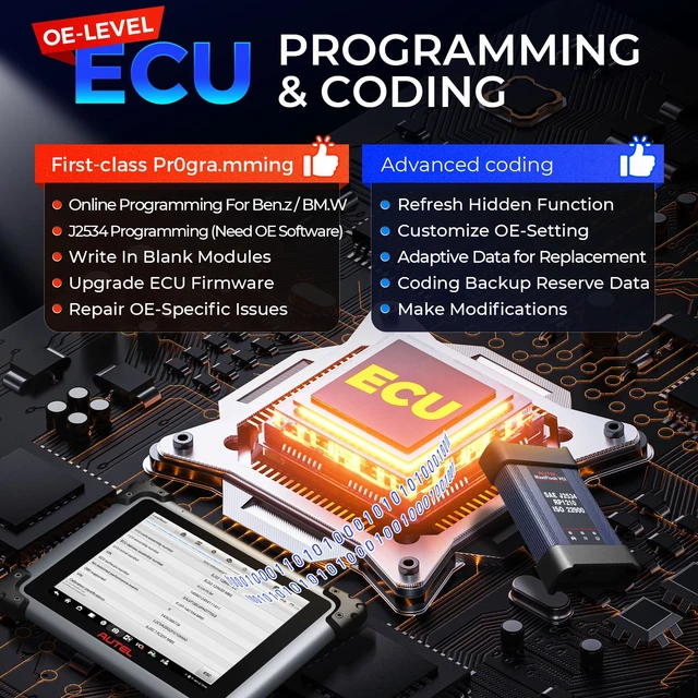 2026 AUTEL MAXISYS Elite II PRO As ULTRA ECU Programming Auto ...
