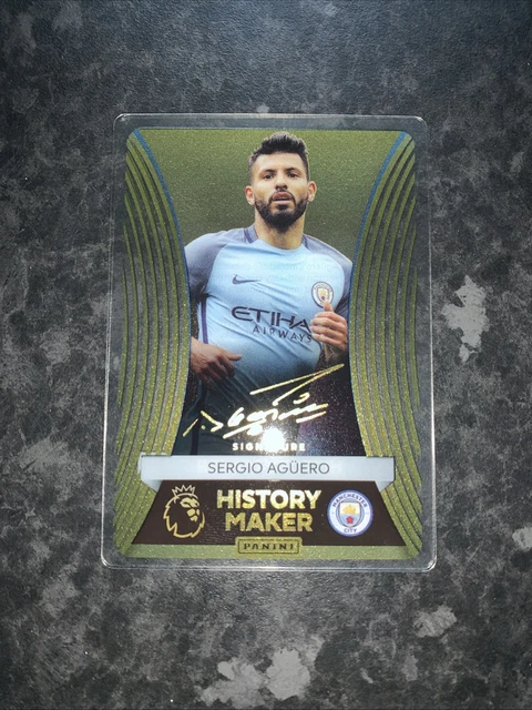 PANINI ADRENALYN XL 2025 History Maker, Sergio Aguero signed Rare Man ...