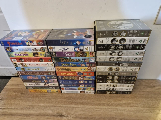 LARGE JOBLOT OF Various Stuff On VHS Tapes Bundle MOLDY MOLD Lot 4 Kids ...