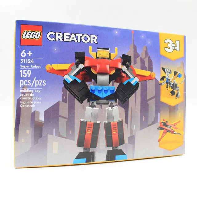 LEGO CREATOR SUPER Robot 3 In 1 Set #31124 Brand New Factory Sealed NIB ...