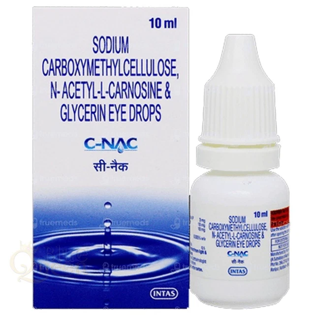 CATARACT EYE DROPS with 1% NAC, N-Acetylcarnosine 10ml Vial 1 pack ...