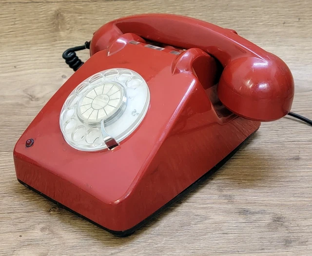 ORIGINAL 1980S ROTARY Dial Landline Telephone Vintage Classic Working ...