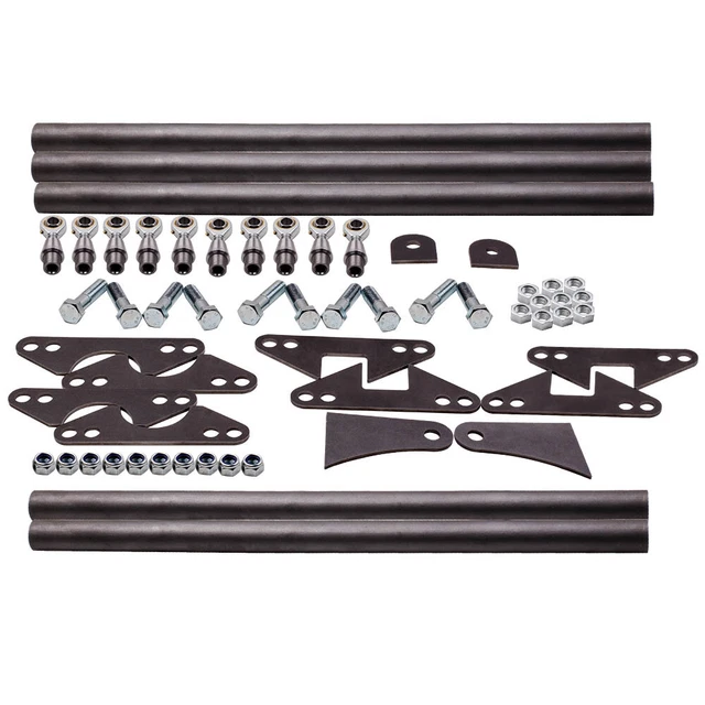 UNIVERSAL WELD ON Parallel 4-Link 24" Bars Axle Fame Mounts Rear ...