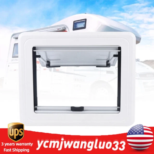 RV CARAVAN EXTERNAL Push Window Top Hinged Push-Out Ventilation Hatch ...
