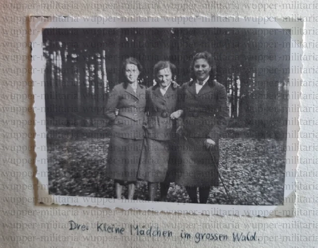 RAD LAGER ISENHAGEN Hankensbüttel 3 hübsche Mädchen im Wald A041-41 EUR ...