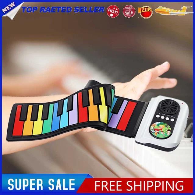 49 KEYS DIGITAL Keyboard USB Input Electronic Hand Roll Piano Gift for Children EUR 35,02 ...