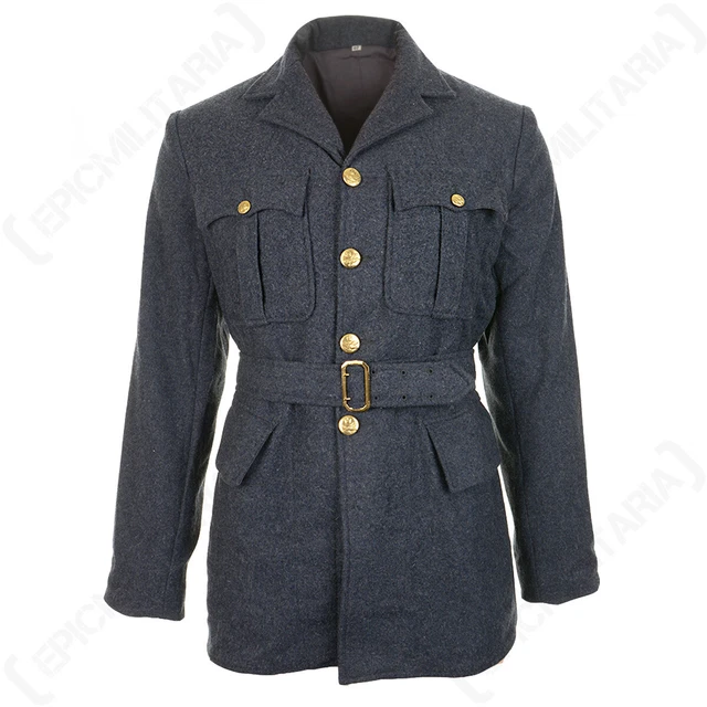WW2 BRITISH RAF Service Dress Tunic with Gold RAF Buttons and Matching ...