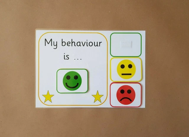 CHILDREN'S TRAFFIC LIGHTS behaviour chart, Reward Chart, EYFS, SEN ...