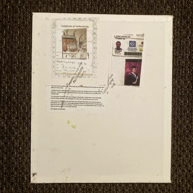 &GOING FOR A Fish Supper" signed oil on board northern interest £75.00 ...