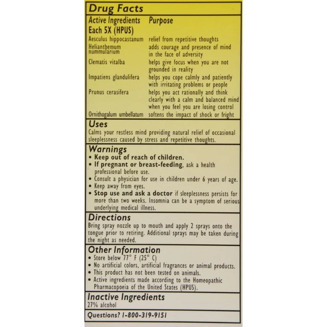 BACH FLOWER REMEDIES Rescue Sleep Natural sleep Aid - 0.7 fl oz £28.68 ...