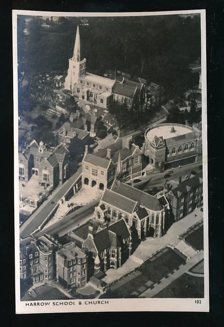 MIDDLESEX HARROW SCHOOL & church 1950 Aerial RP PPC EUR 11,24 - PicClick FR