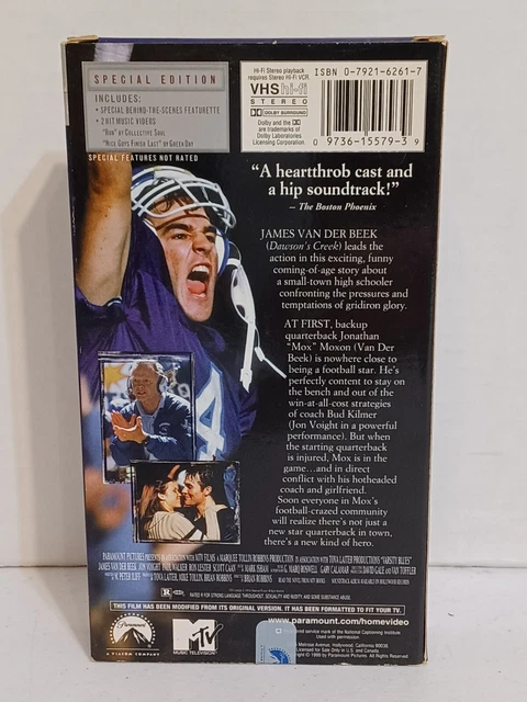 VARSITY BLUES VHS Movie 2000 Special Edition Football Jon Voight Van ...