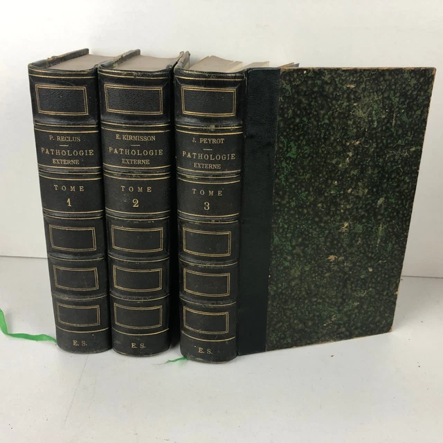 HANDBUCH DER EXTERNEN Pathologie, Paul Reclus, G. Masson, Paris, 1888 ...