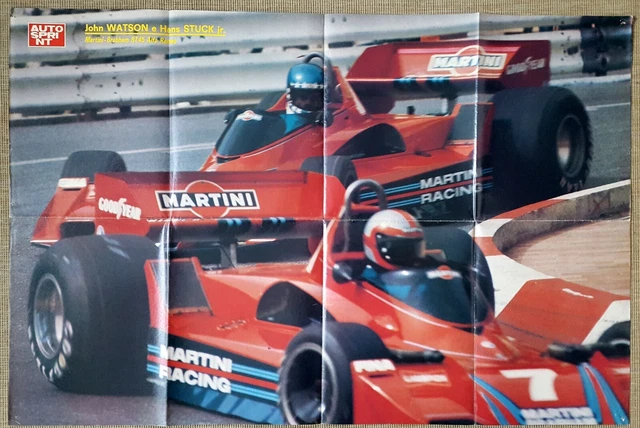 POSTER - F1 - Autosprint '80 - Martini Brabham Bt45 Alfa Romeo - Watson ...