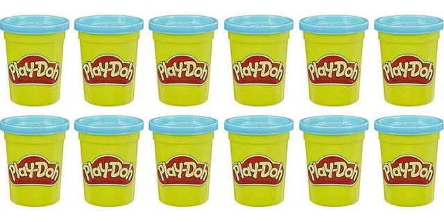 PLAY-DOH BULK 12-PACK of Blue Non-Toxic Modelling Compound, 4-Ounce ...
