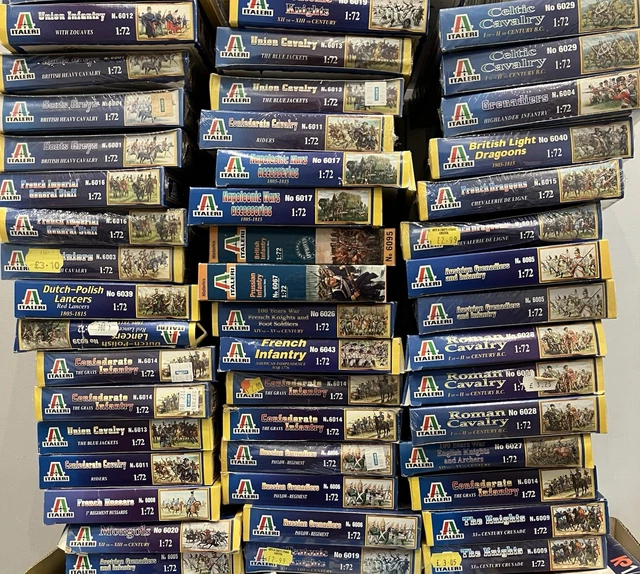 ITALERI 1/72 SCALE Figures, Model Kits Napoleonic, Medieval, Ancients ...