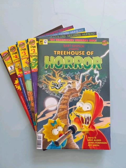 I SIMPSONS - Bart Simpson - Treehouse of horror Numeri 1/5 EUR 25,00 ...