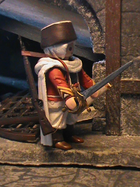 PLAYMOBIL CUSTOM BRIGADIER Argelino Armée Française (Oran - 1939) Ref ...