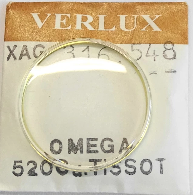 GLASS WATCH DIAMETER 31.6 MM Omega 5200 Ring Golden Tissot 10283-3 $19. ...