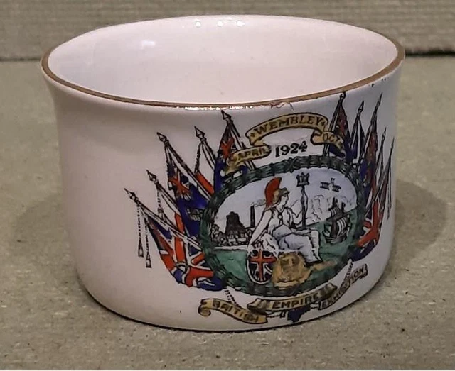1924 BRITISH EMPIRE Exhibition Wembley Black Cat "Arcadian" Crested ...